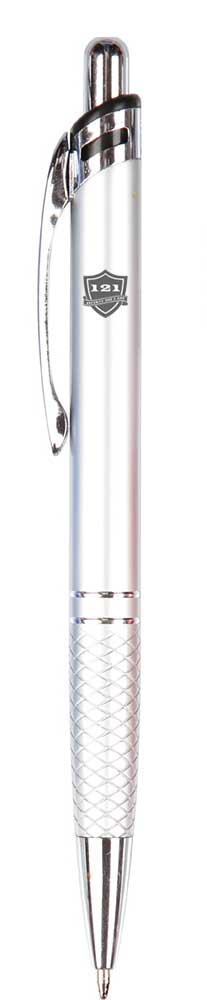 Metal ball pen....Engraved Security One 2 One Logo 1 Position....JS ...